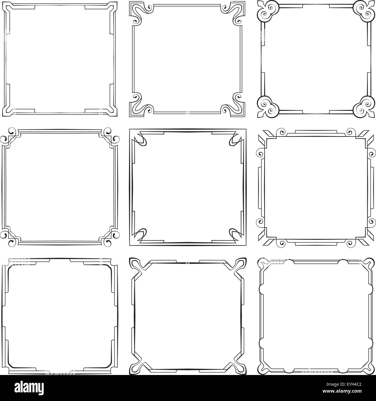 Elegant frames hi-res stock photography and images - Alamy