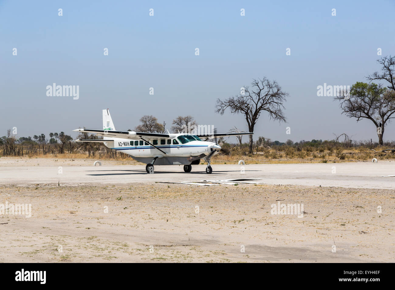 Landscape: Mack Air Cessna 208 Caravan turboprop light aircraft taxiing ...