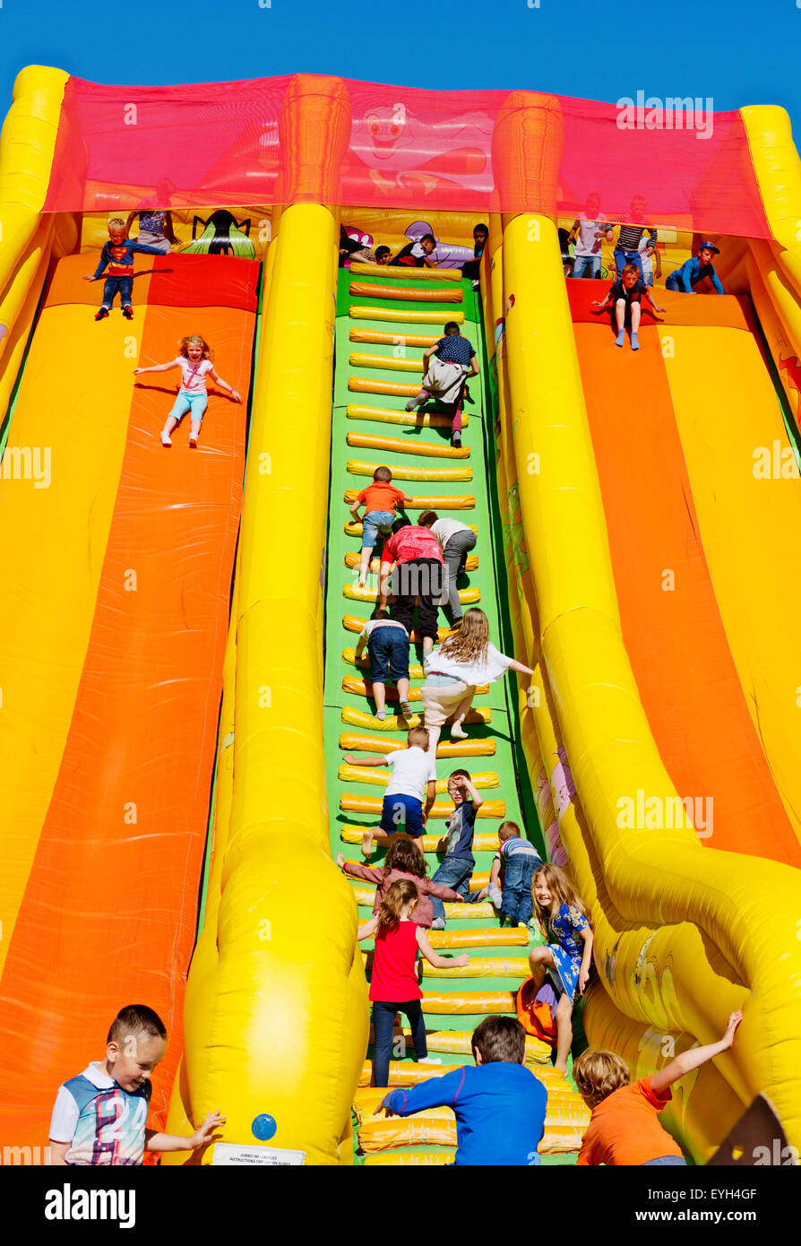 Colourful fun sliding hi-res stock photography and images - Alamy