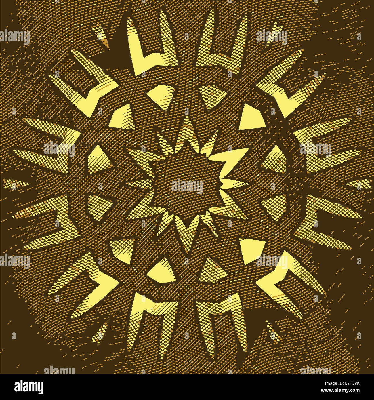 Symmetrical engraved ornament hi-res stock photography and images - Alamy