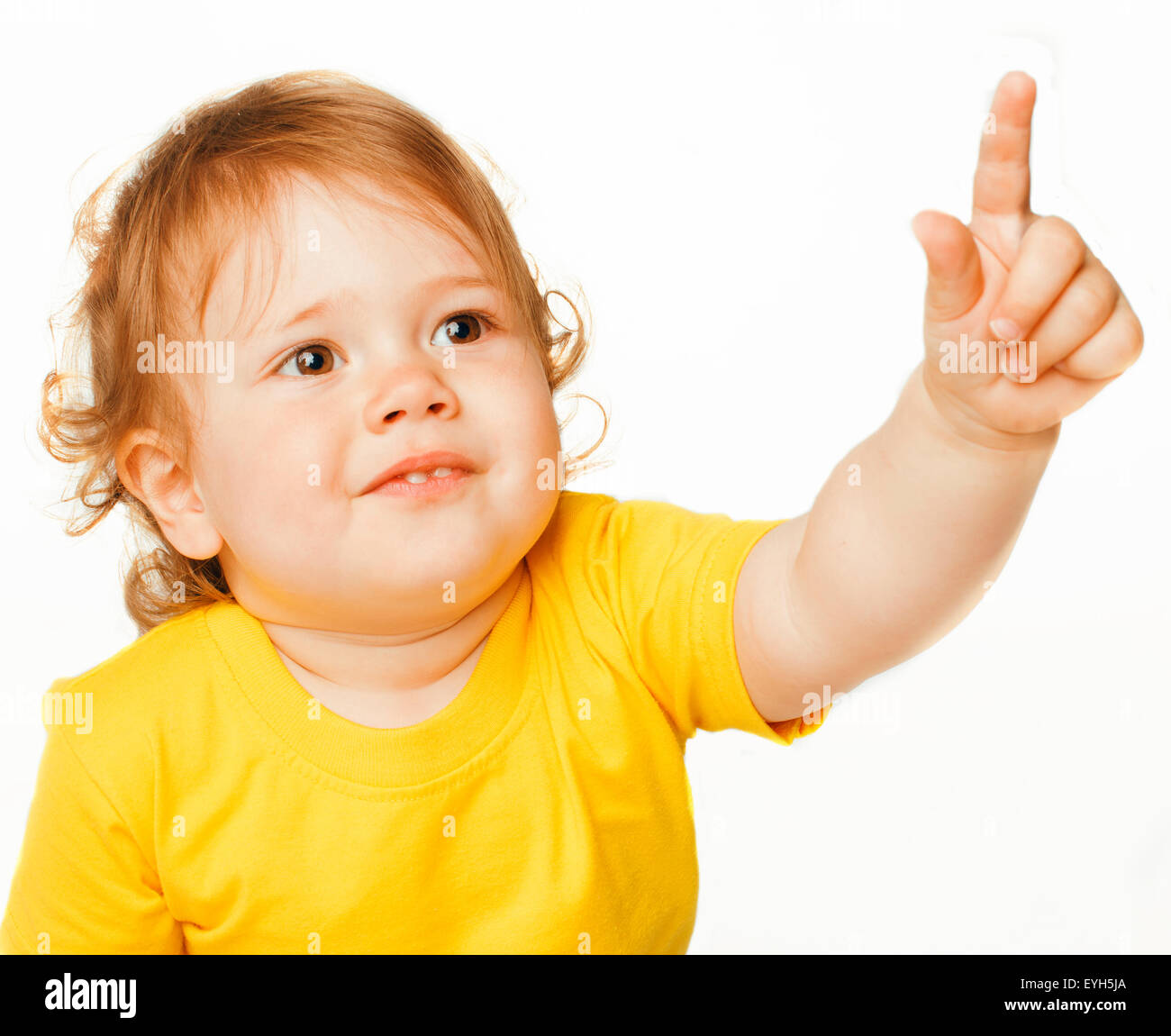 Cute Baby Pointing Finger