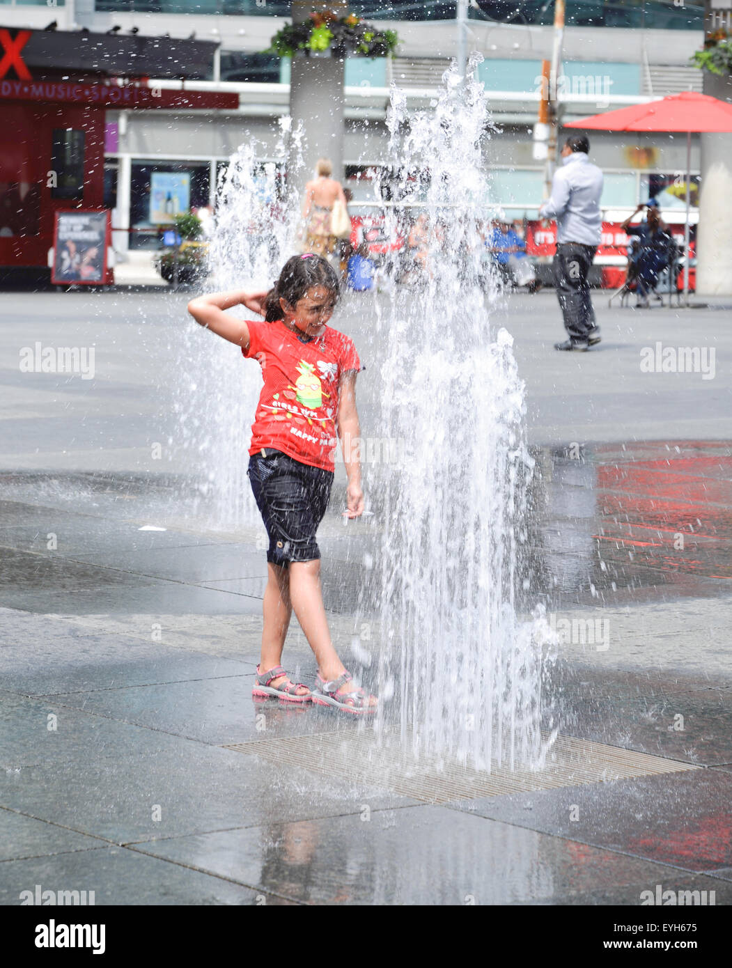 Toronto, Canada. 29th July, 2015. The high temperature marked the ...
