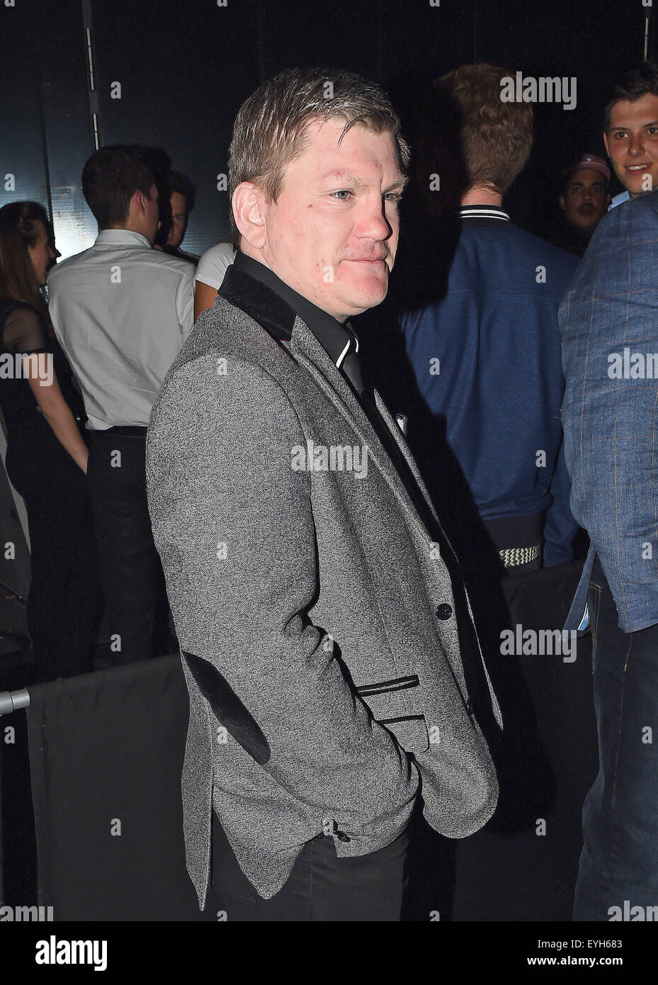Ex Boxer Ricky Hardman Hatton seen on a lads night out at W Hotel in ...