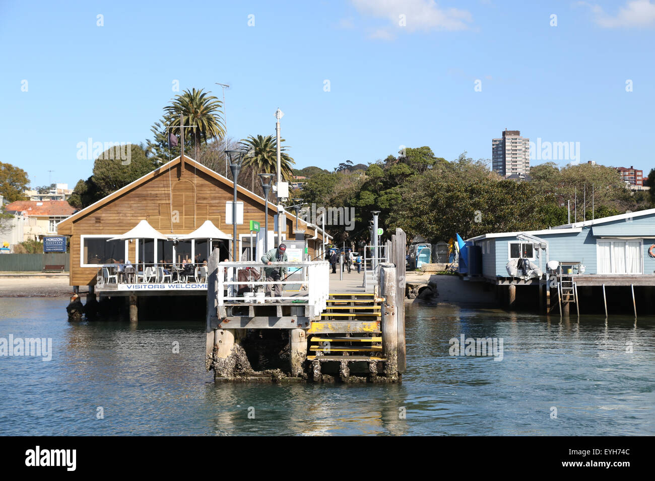 Double Bay ferry wharf in Sydney, Australia Stock Photo - Alamy