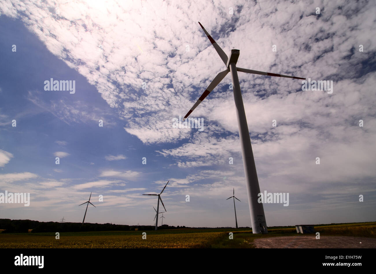 Windmill Wind Turbine Stock Photo - Alamy