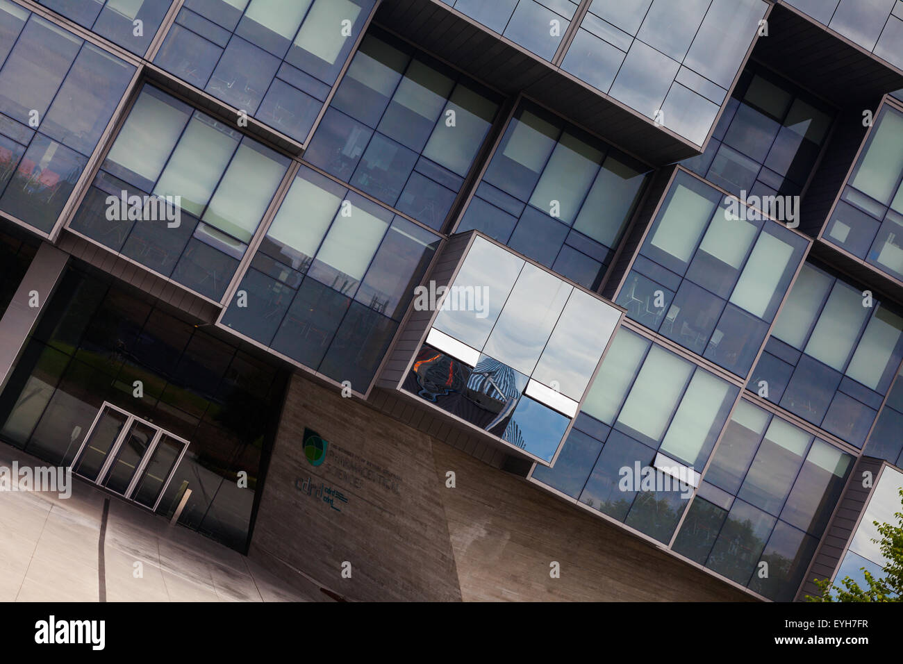Abstract image of the Pharmaceutical Building on the Campus of UBC in ...