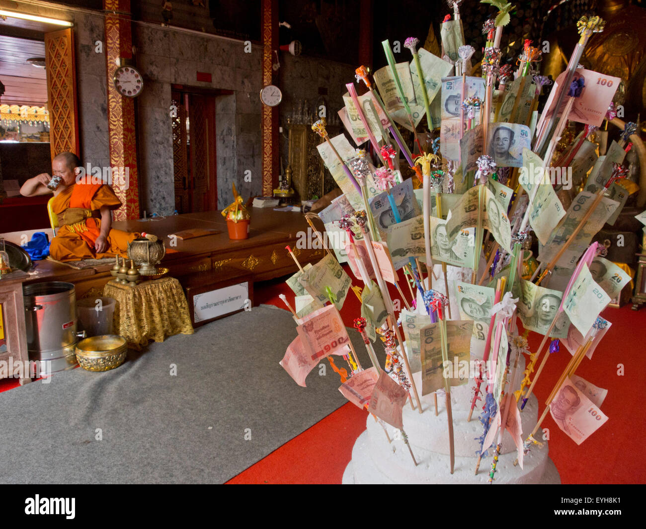 Monk money hi-res stock photography and images - Alamy