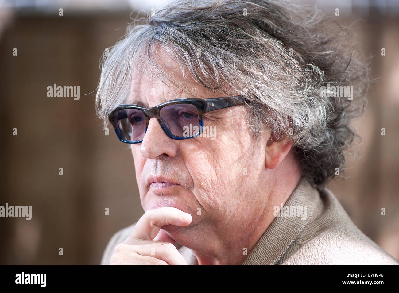 Irish poet Paul Muldoon, appearing at the Edinburgh International Book ...