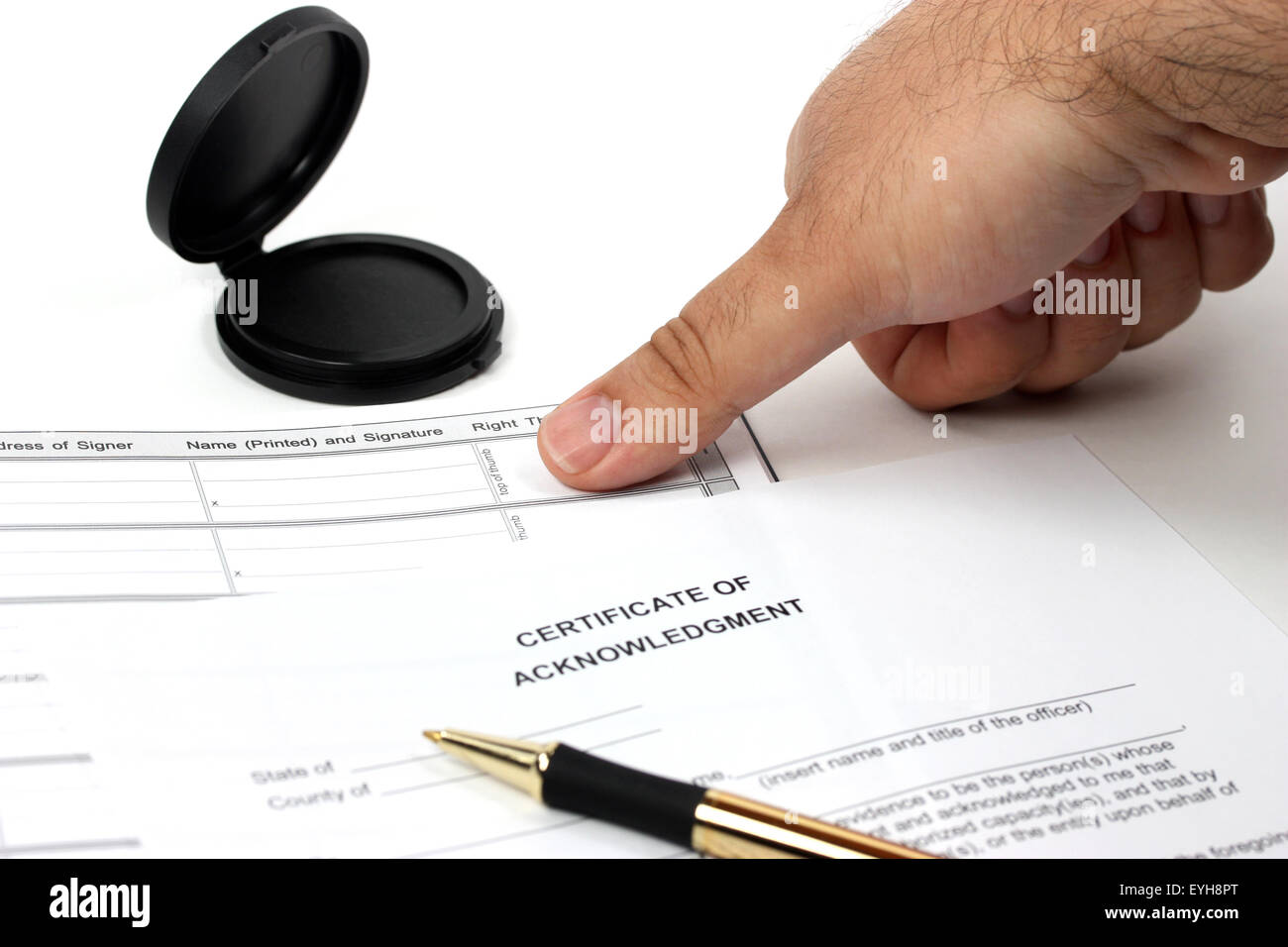 Thumb impression hi-res stock photography and images - Alamy