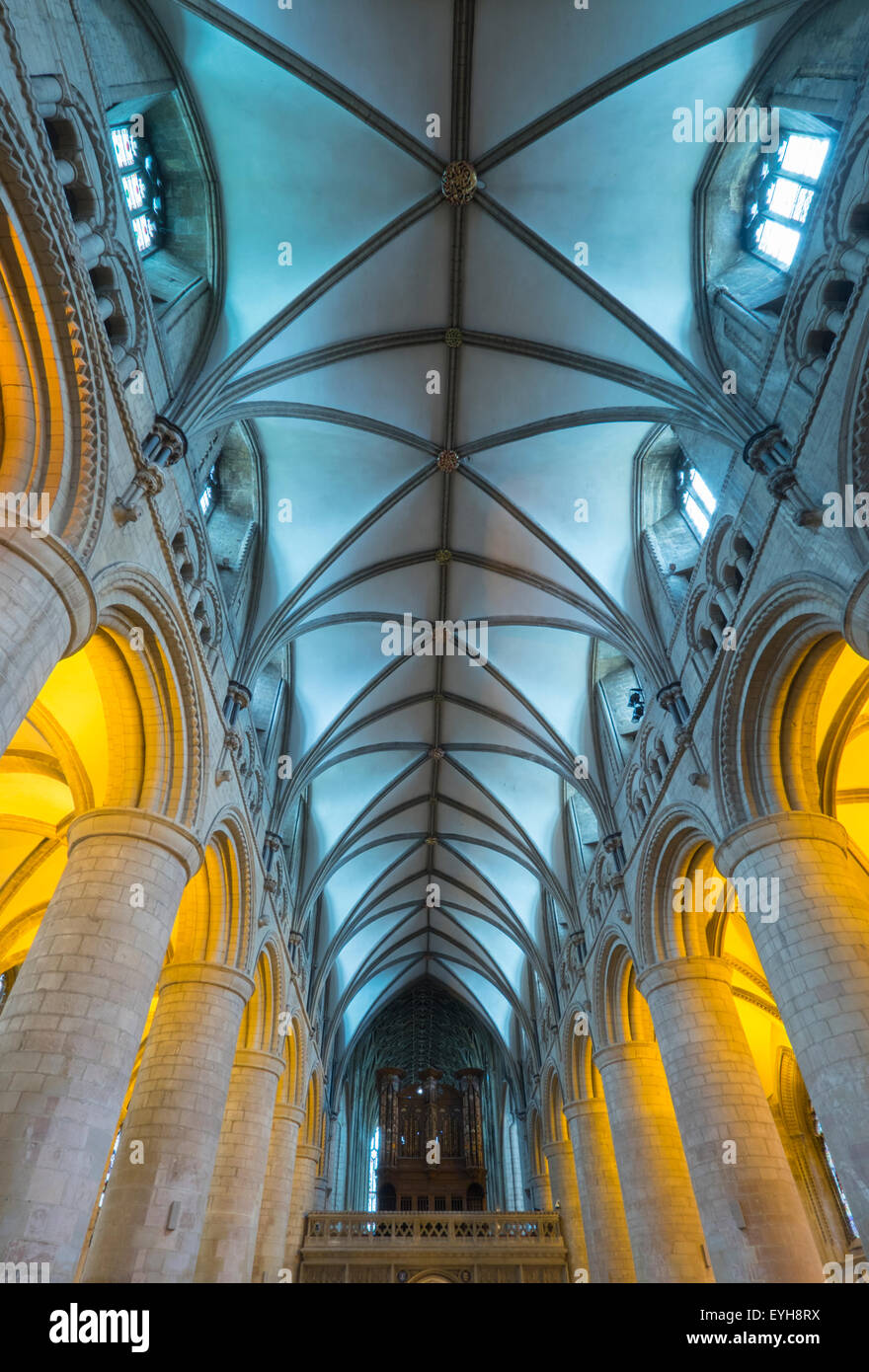 Interior scenes at Gloucester cathedral in England Stock Photo - Alamy