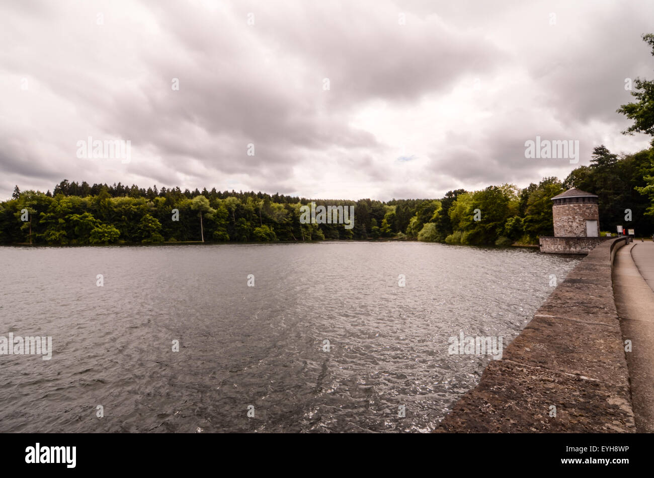 German Water Dam Stock Photo - Alamy