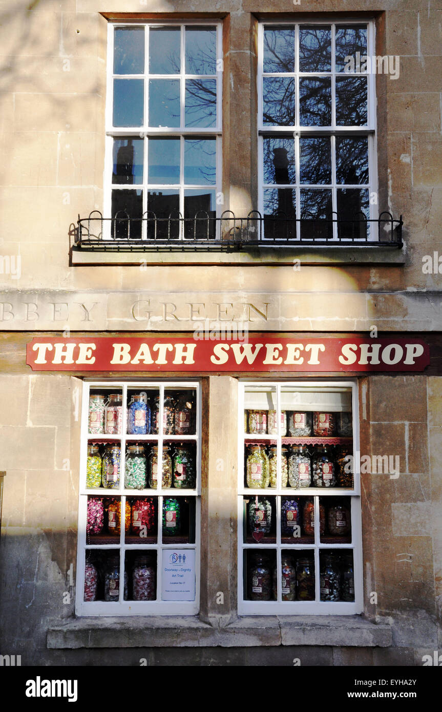 The Bath sweet shop exterior Stock Photo - Alamy