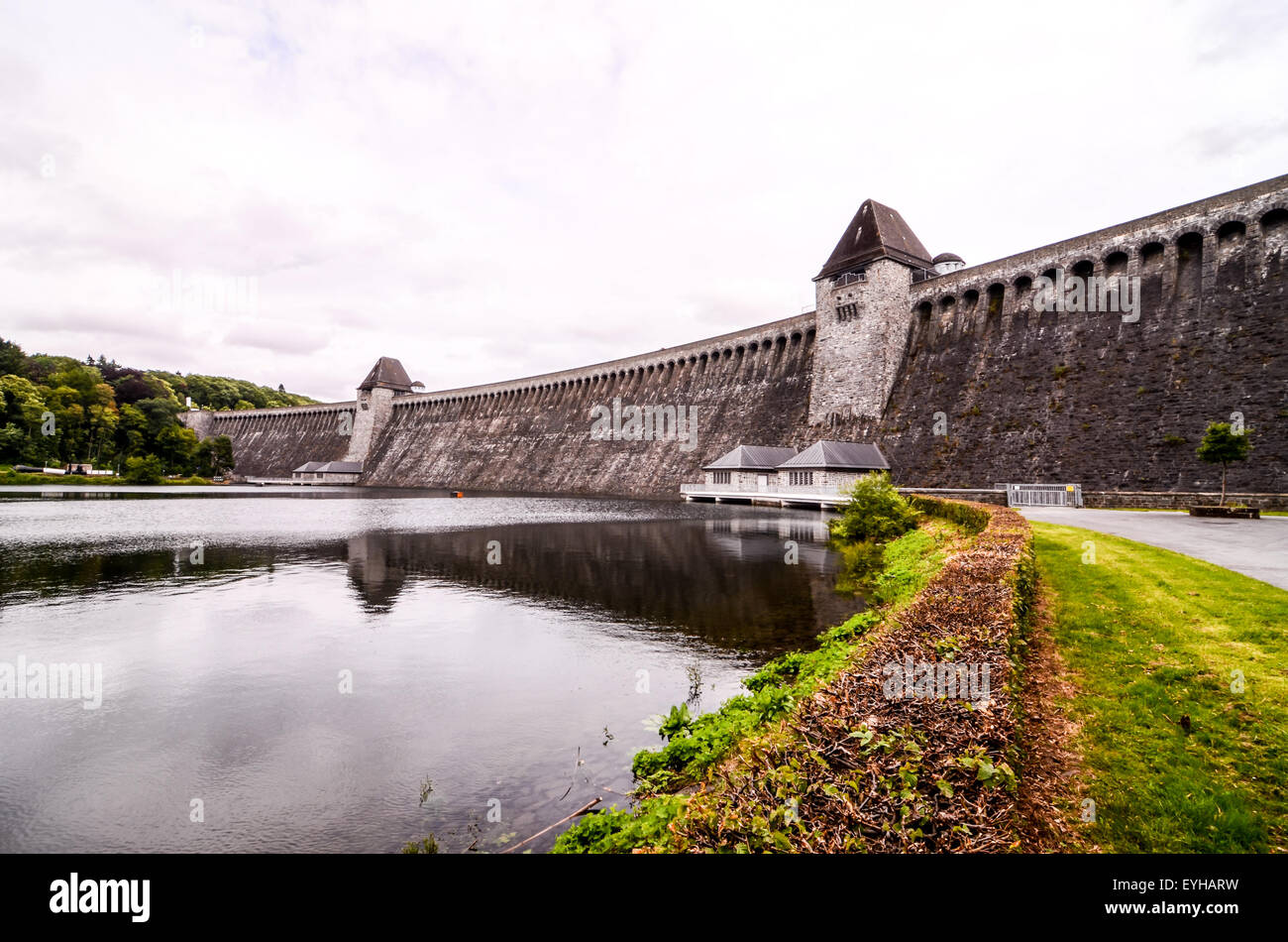 German Water Dam Stock Photo - Alamy