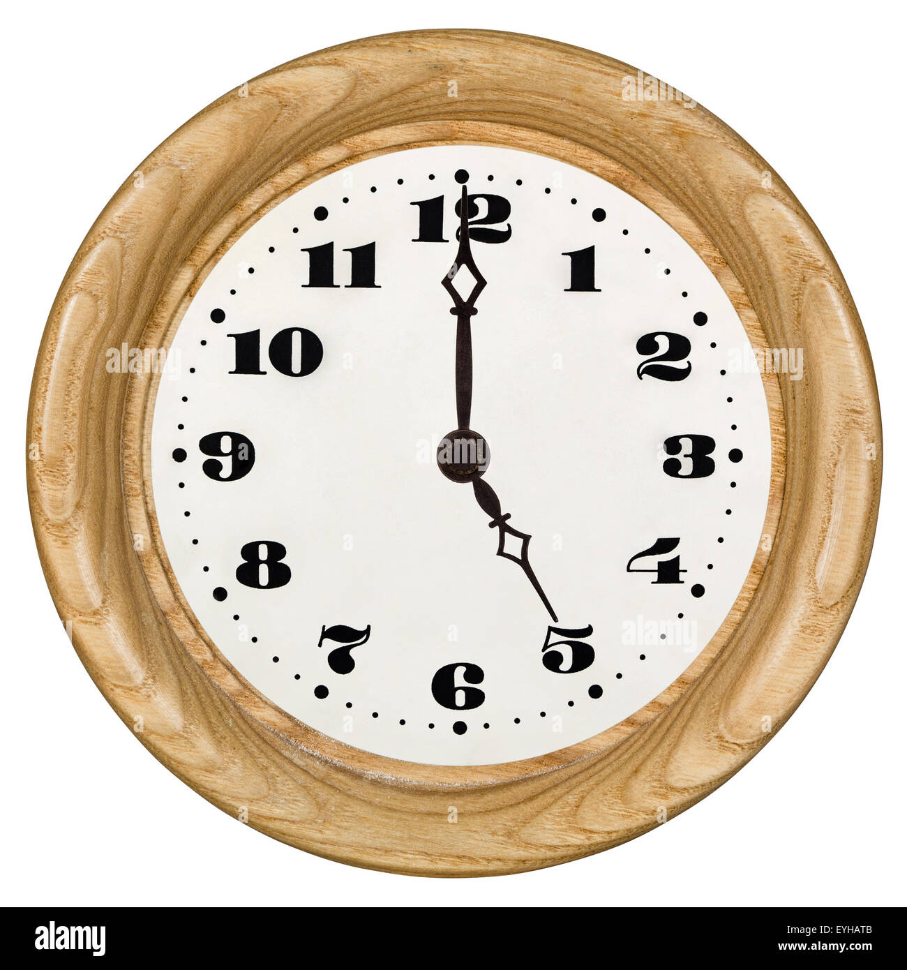 Clock dial isolated, on white background Stock Photo - Alamy
