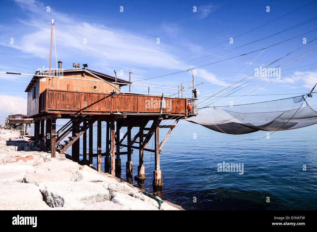 Traditional Fishing House Stock Photo - Alamy