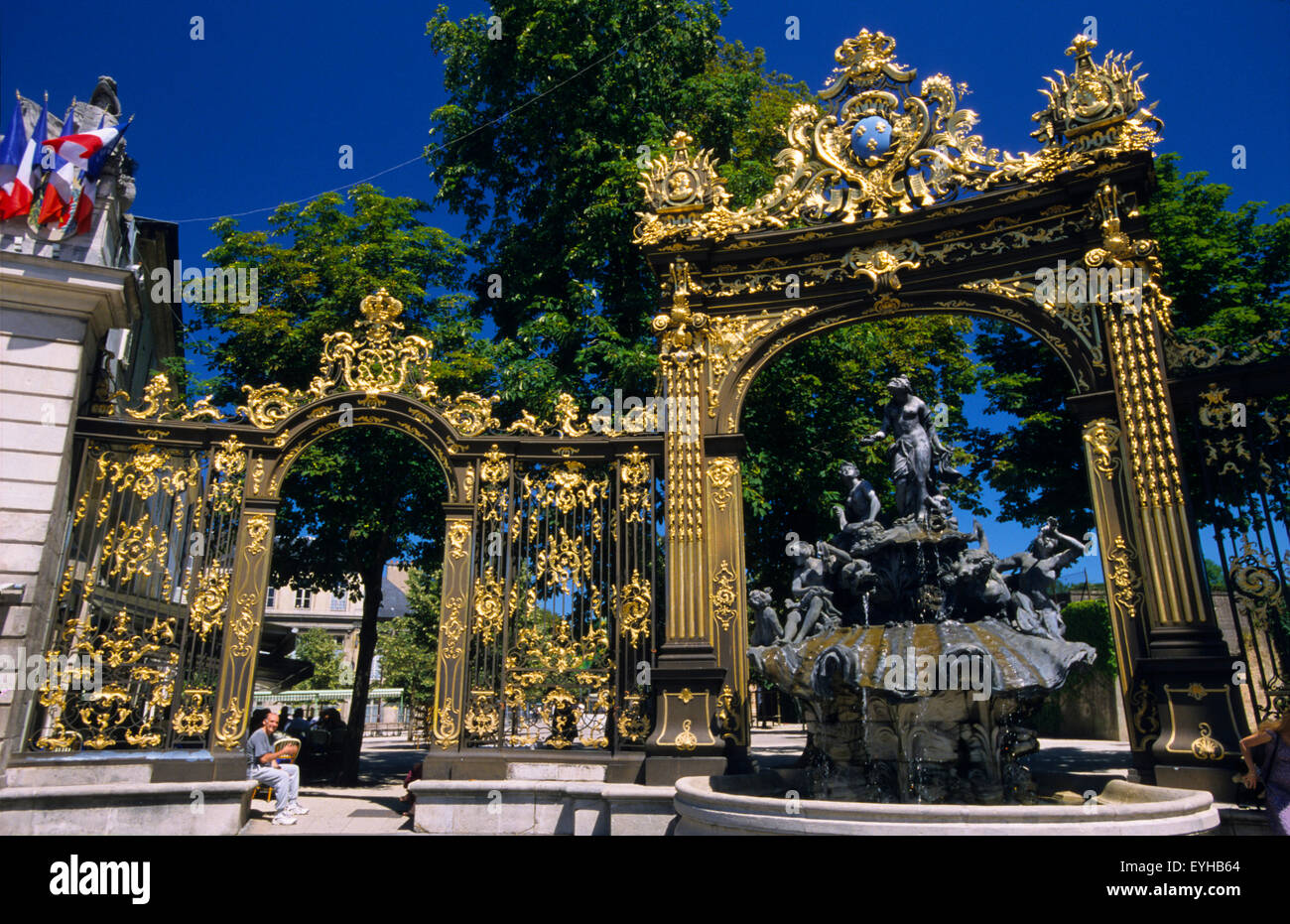 Rococo style gate hi-res stock photography and images - Alamy