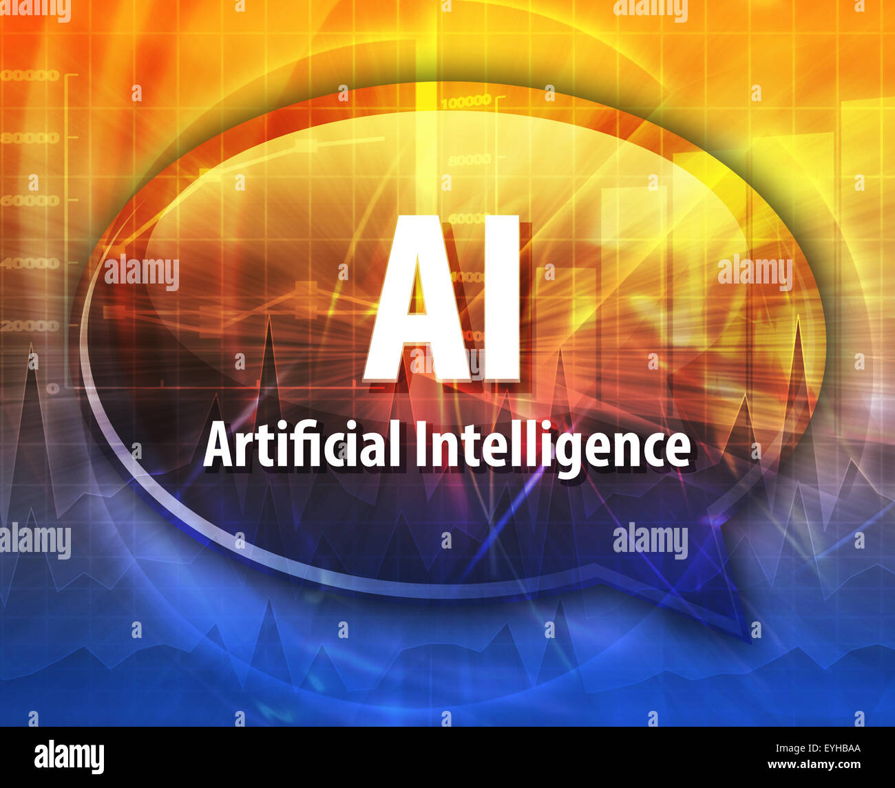 speech bubble illustration of information technology acronym ...
