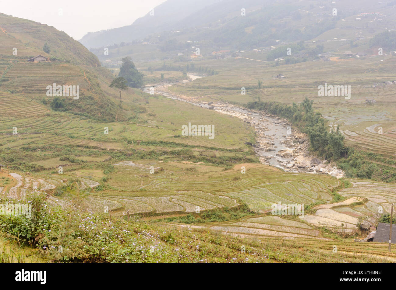 Little cascade in Tavan Village Sapa, Vietnam Stock Photo - Alamy