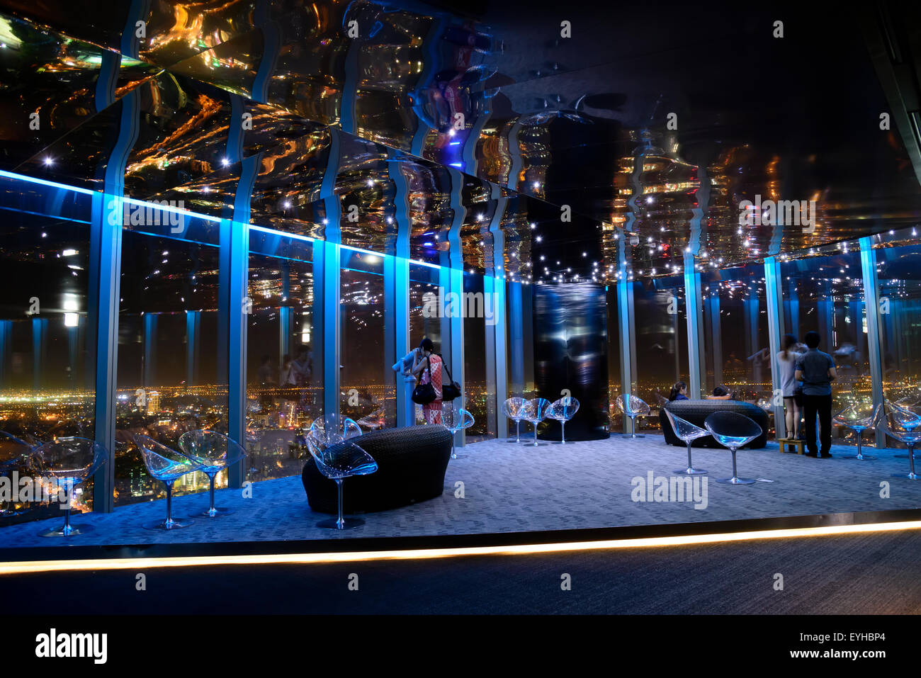 erial view of central Hanoi city from Lotte tower observation deck ...