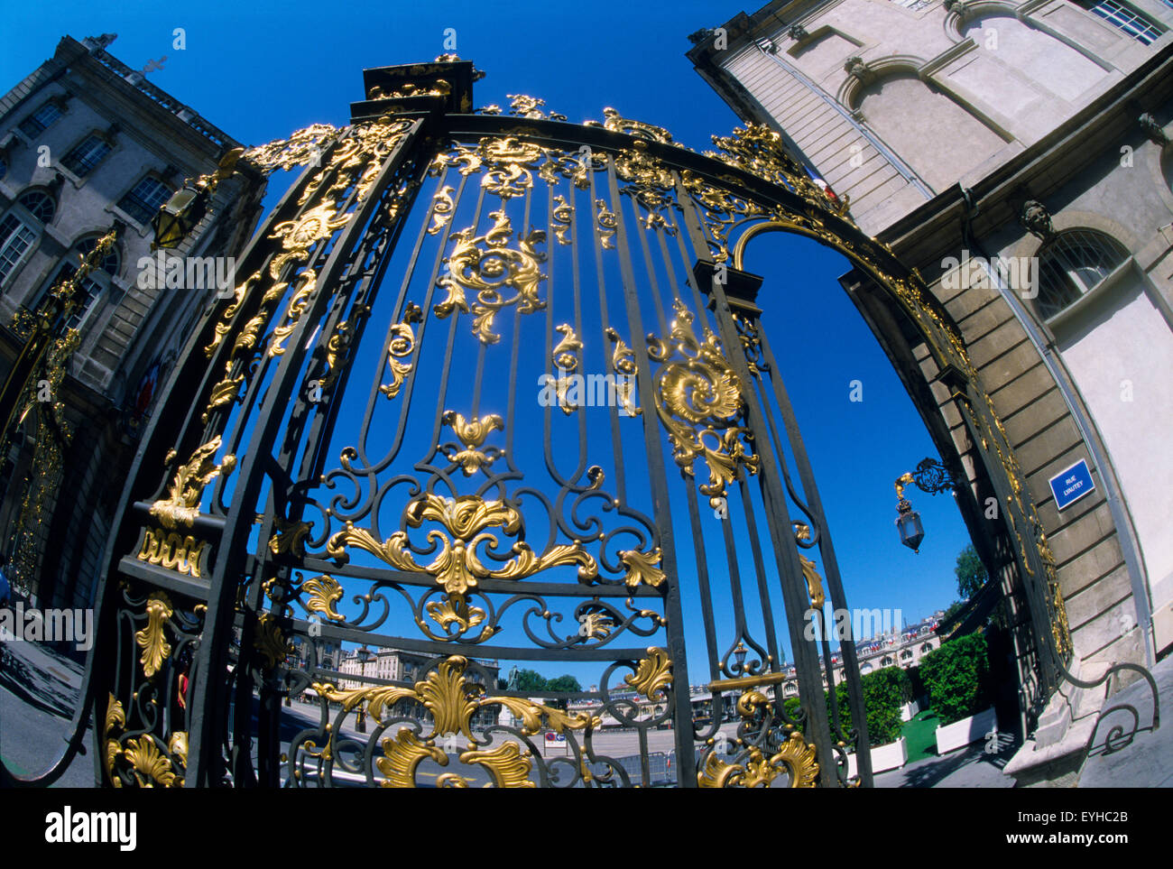 Rococo style gate hi-res stock photography and images - Alamy