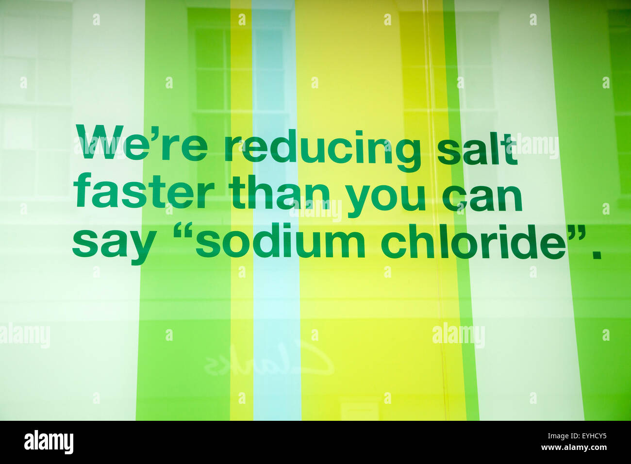 Reduced salt advert hi-res stock photography and images - Alamy