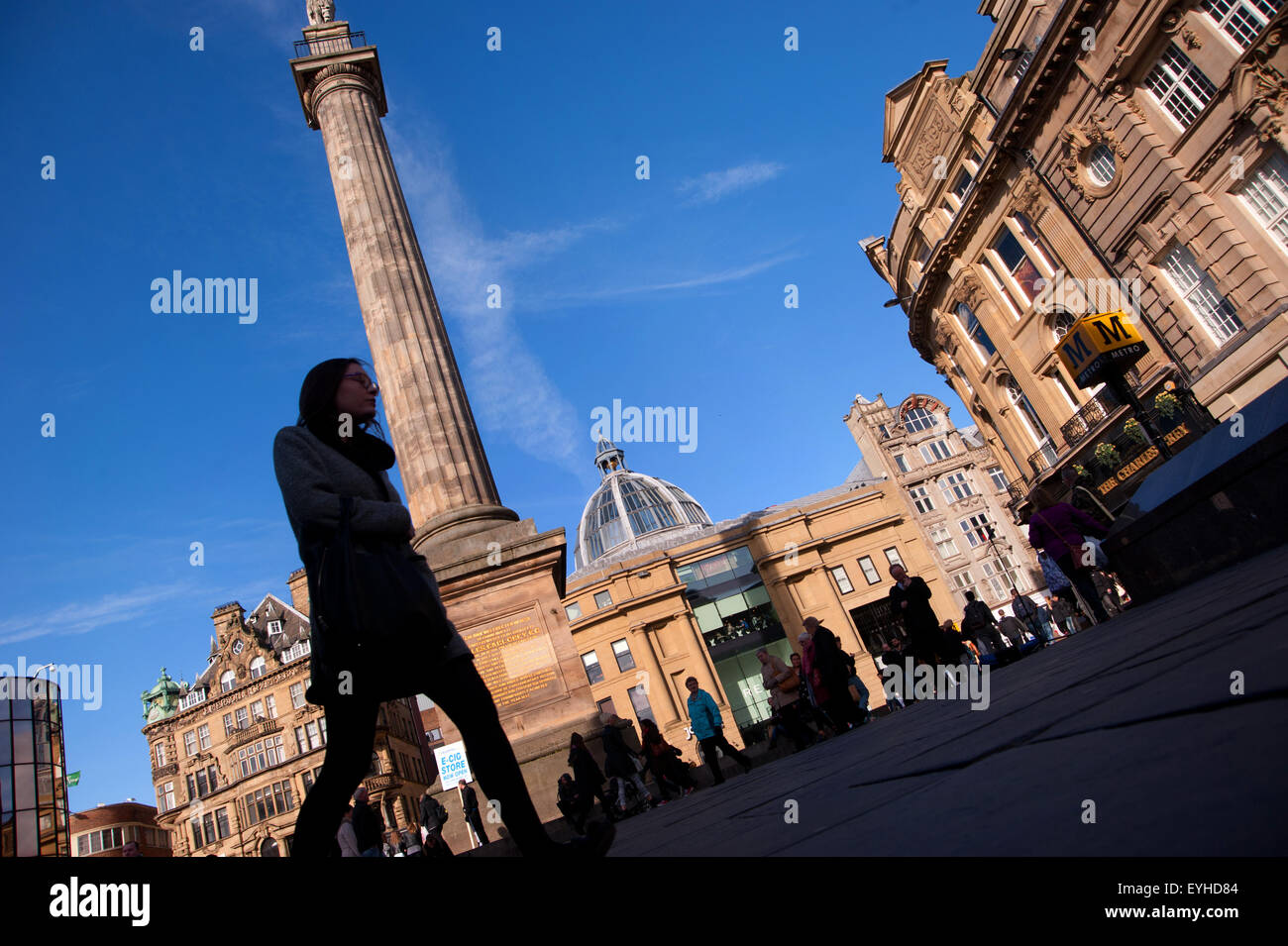 Grey's monument, Grainger Town, Newcastle-upon-Tyne, Tyne and Wear ...