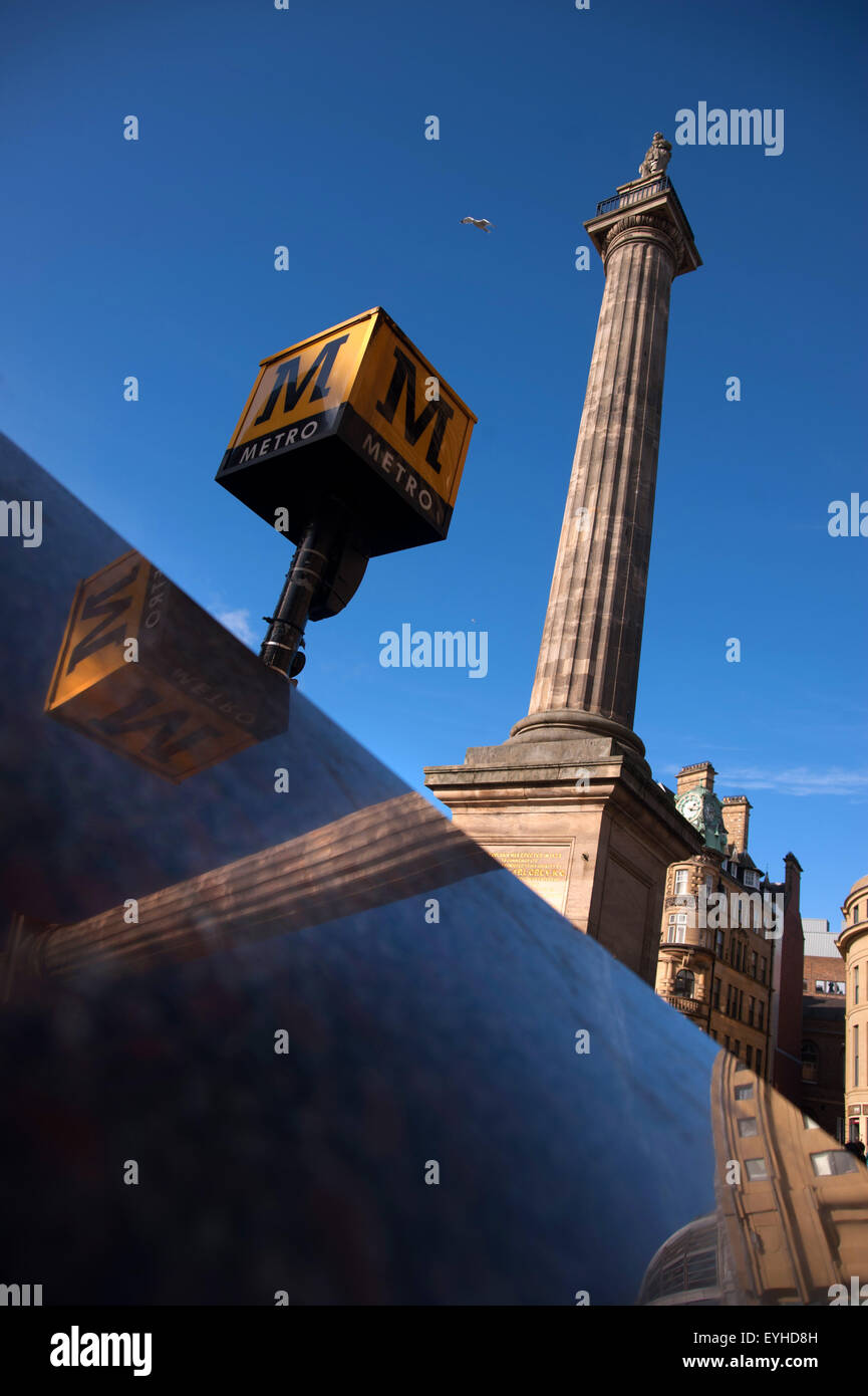 Grey's monument, Grainger Town, Newcastle-upon-Tyne, Tyne and Wear ...