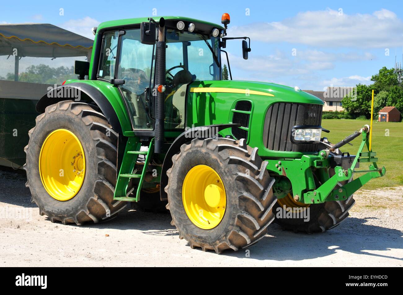 Tractor at the farm Stock Photo - Alamy
