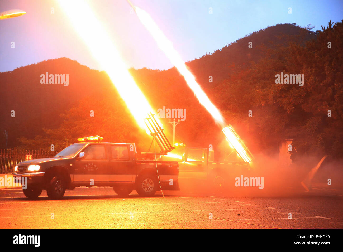 Dalian. 30th July, 2015. Photo taken on July 30, 2015 shows the ...