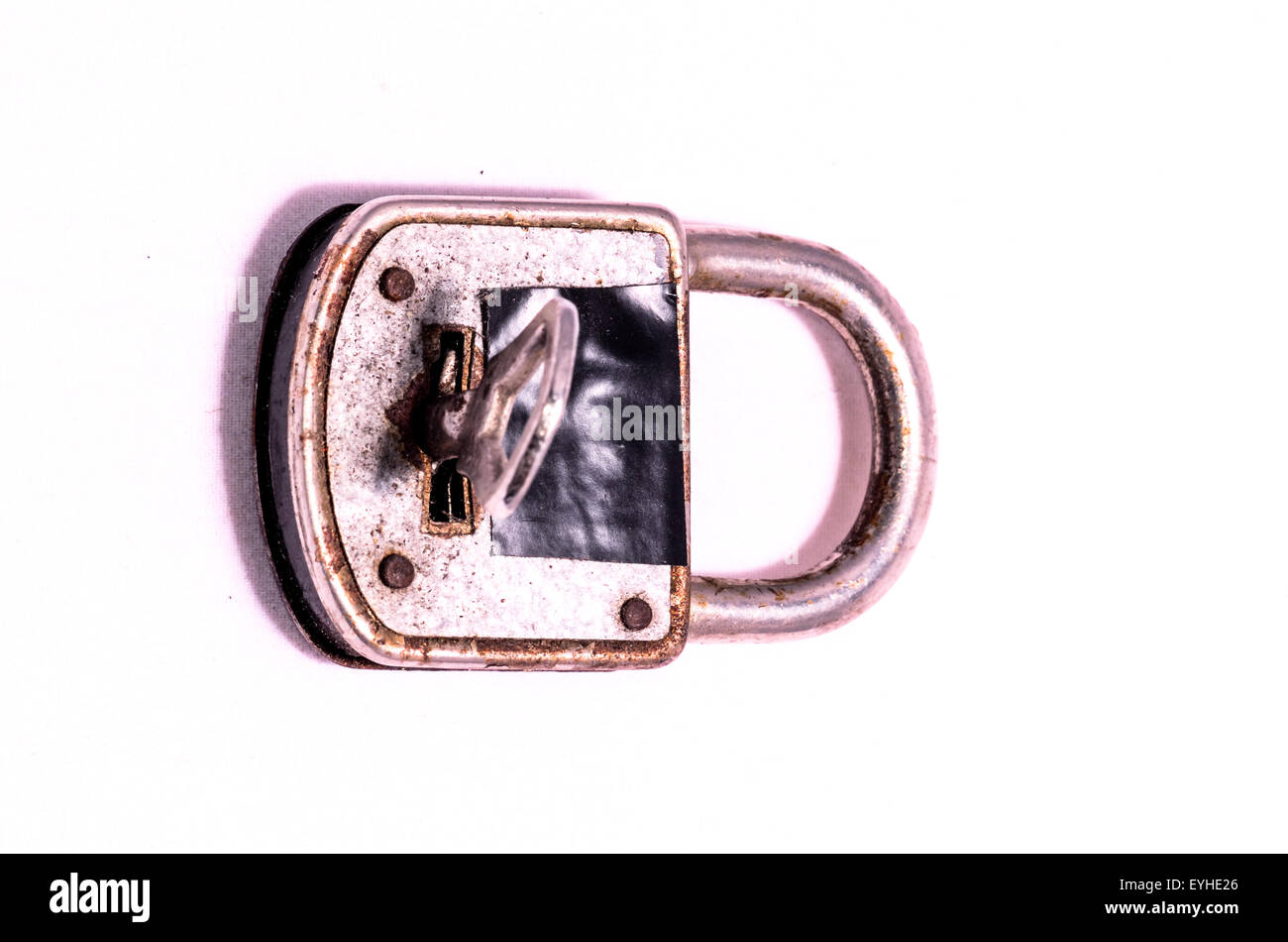 Old Antique Vintage Padlock Stock Photo - Alamy