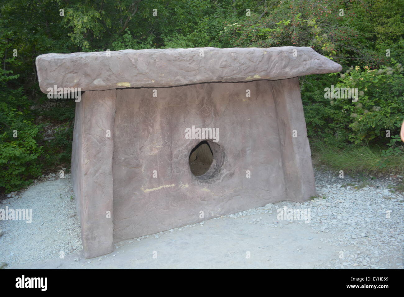 Megalith. Ancient construction of a religious cult Stock Photo - Alamy
