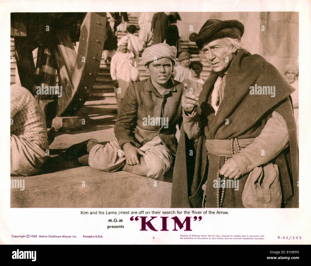 Kim - Errol Flynn - Movie Poster Stock Photo - Alamy