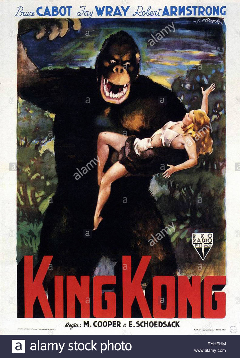 King Kong 1933 Poster High Resolution Stock Photography and Images - Alamy