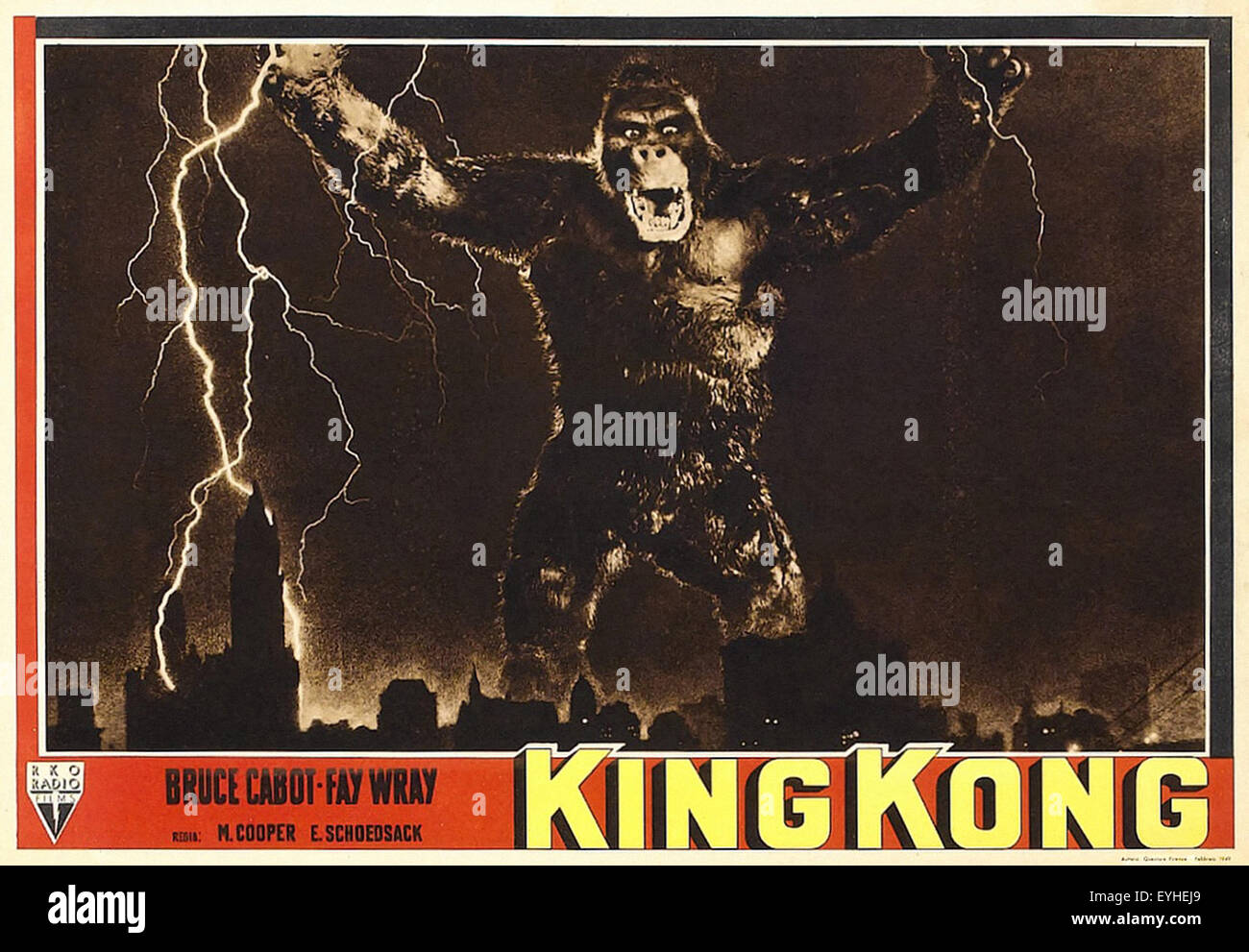 King Kong 1933 Poster High Resolution Stock Photography and Images - Alamy