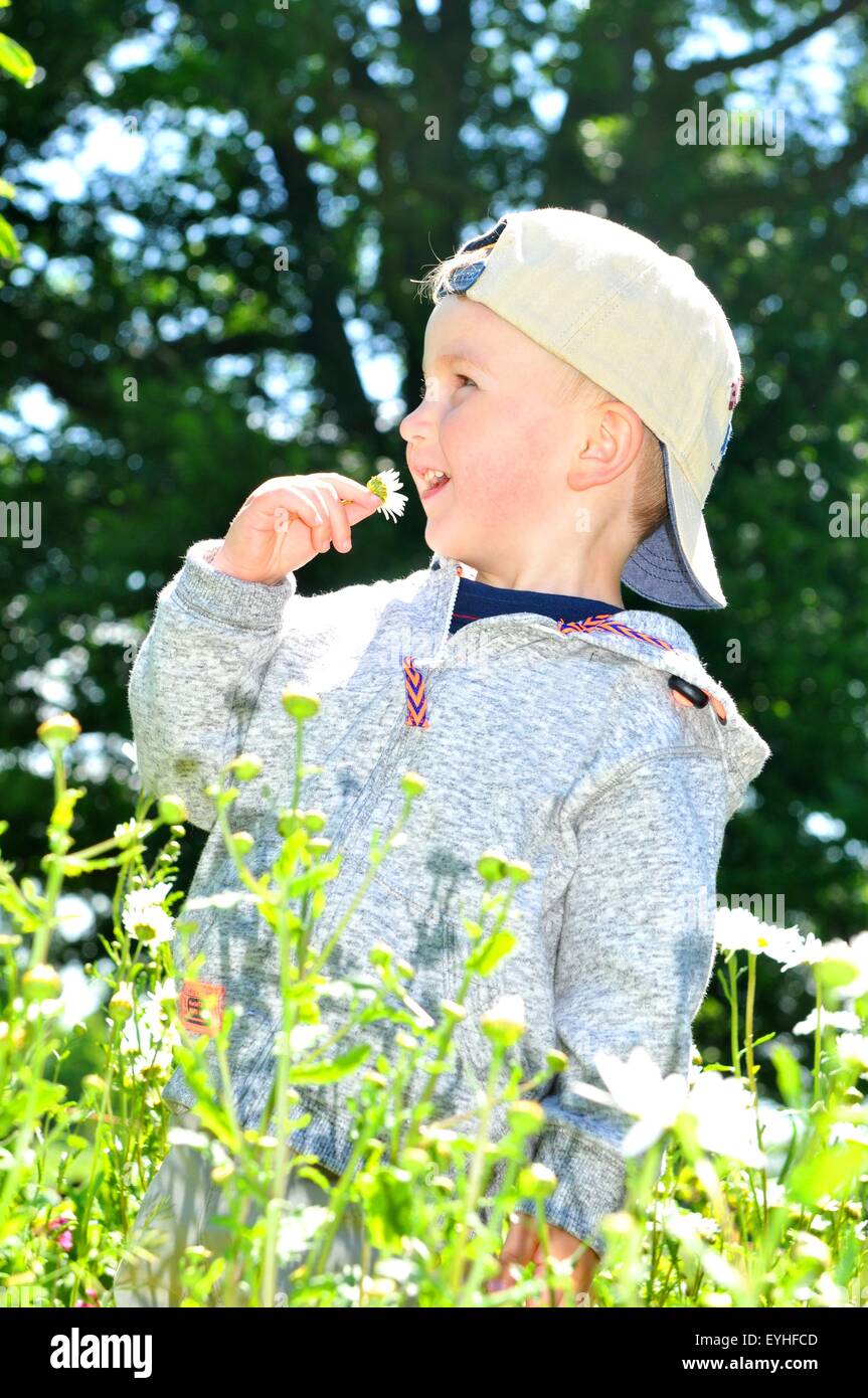 Portrait of a child in nature Stock Photo - Alamy