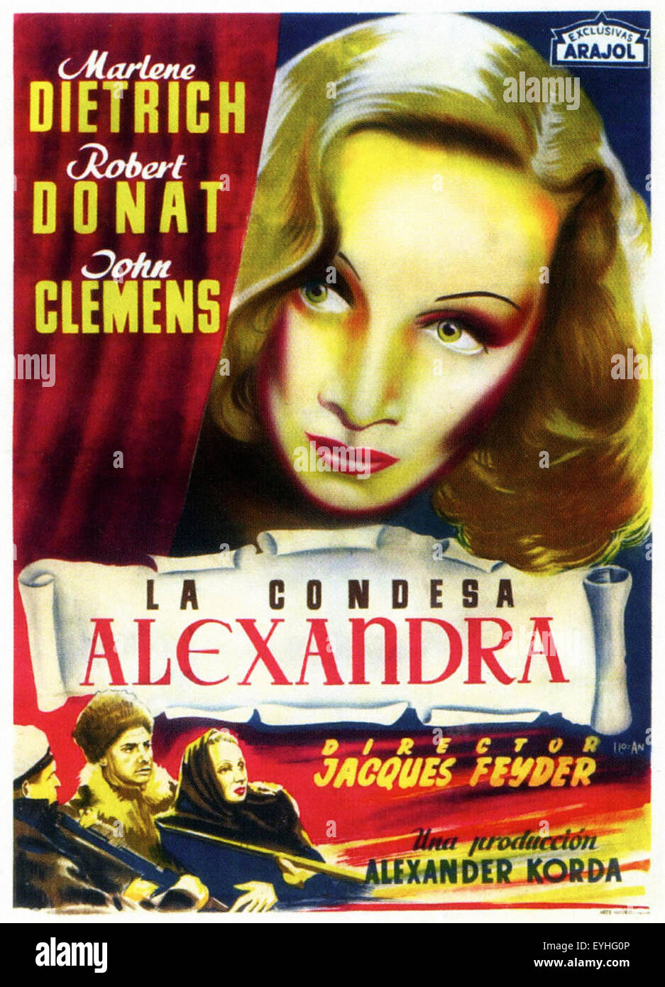 Knight Without Armor - Movie Poster Stock Photo - Alamy