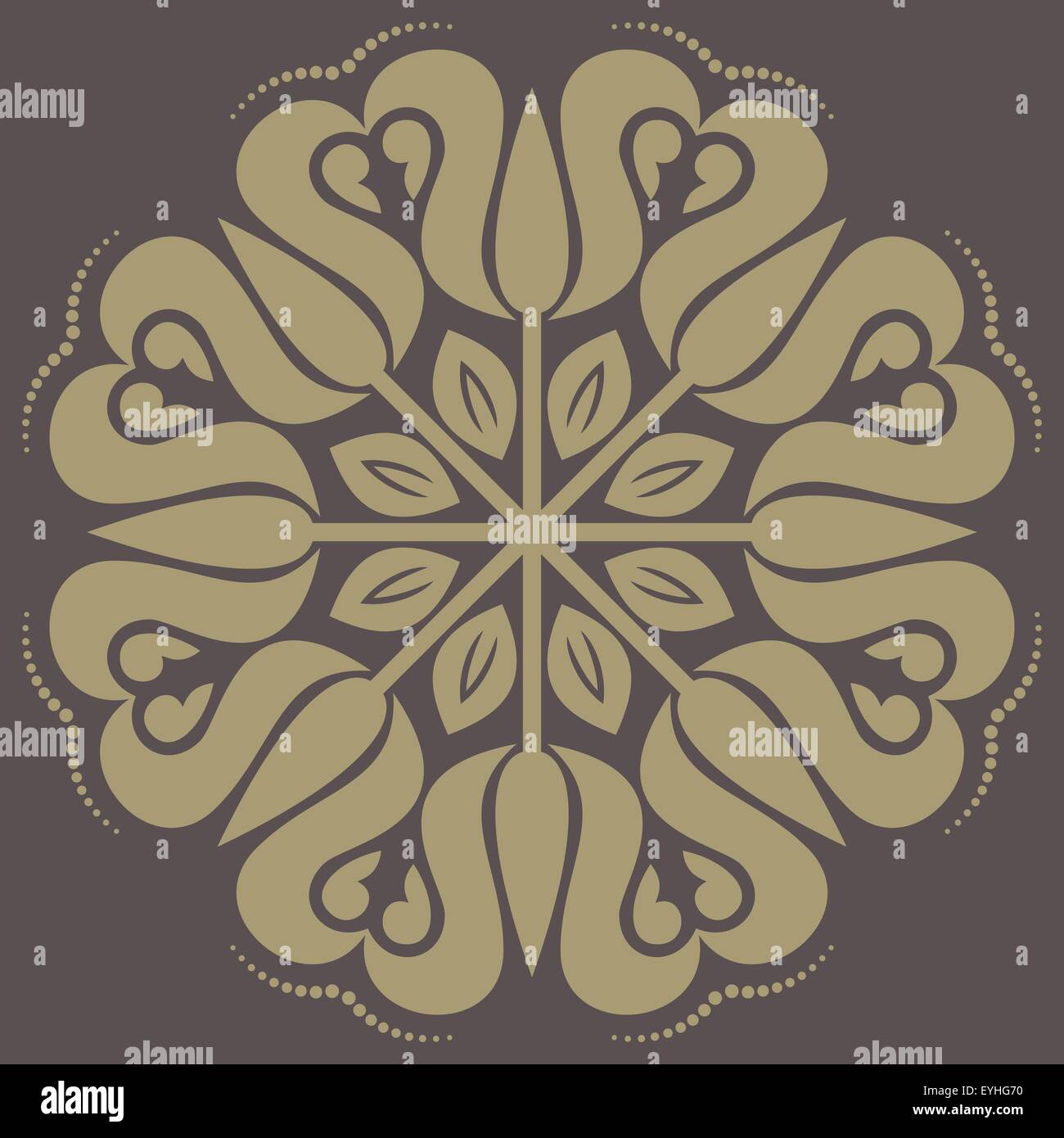 Damask Vector Orient Pattern Stock Vector Image & Art - Alamy