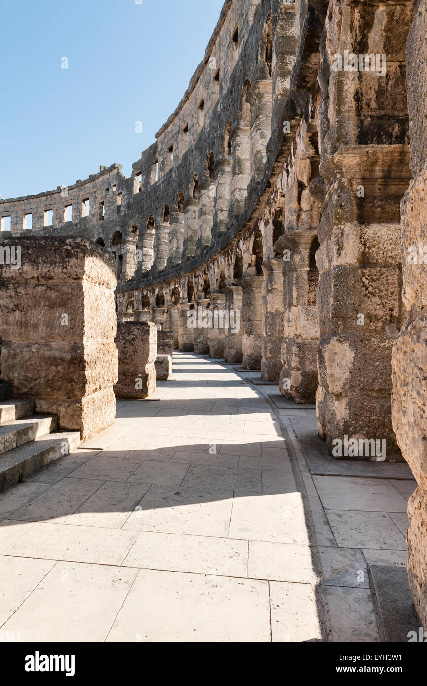 Pula, Istria, Croatia. The Pula Arena, a Roman amphitheatre built ...