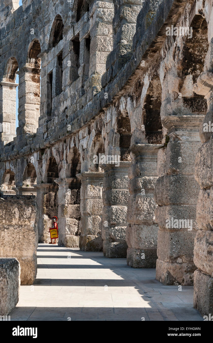 Pula, Istria, Croatia. The Pula Arena, a Roman amphitheatre built ...