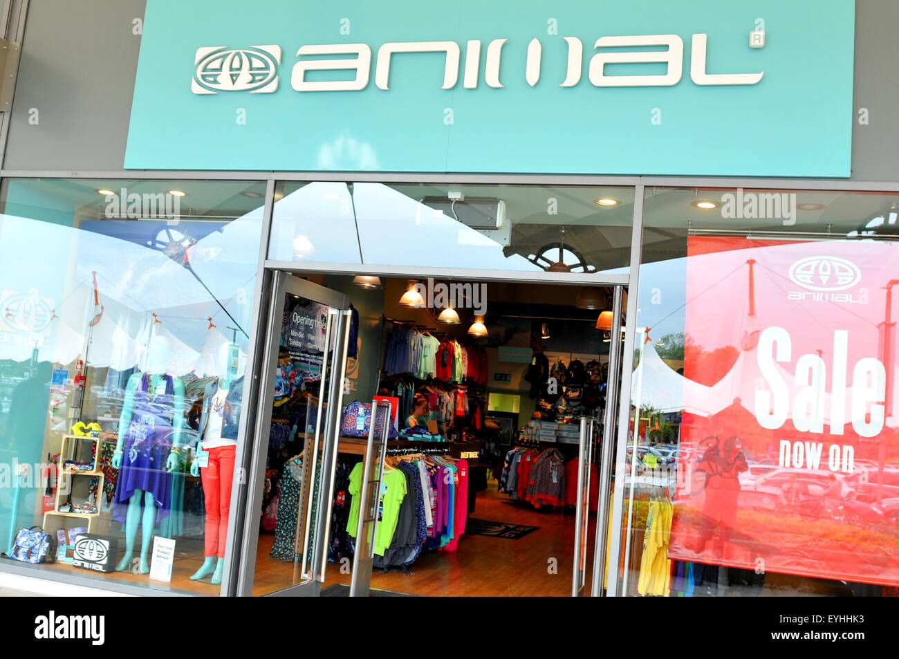 London, UK - June 14, 2015: Detail of Animal shop entrance Stock Photo ...