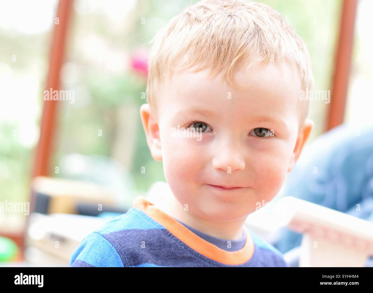 Portrait on an innocent child in high-key Stock Photo - Alamy