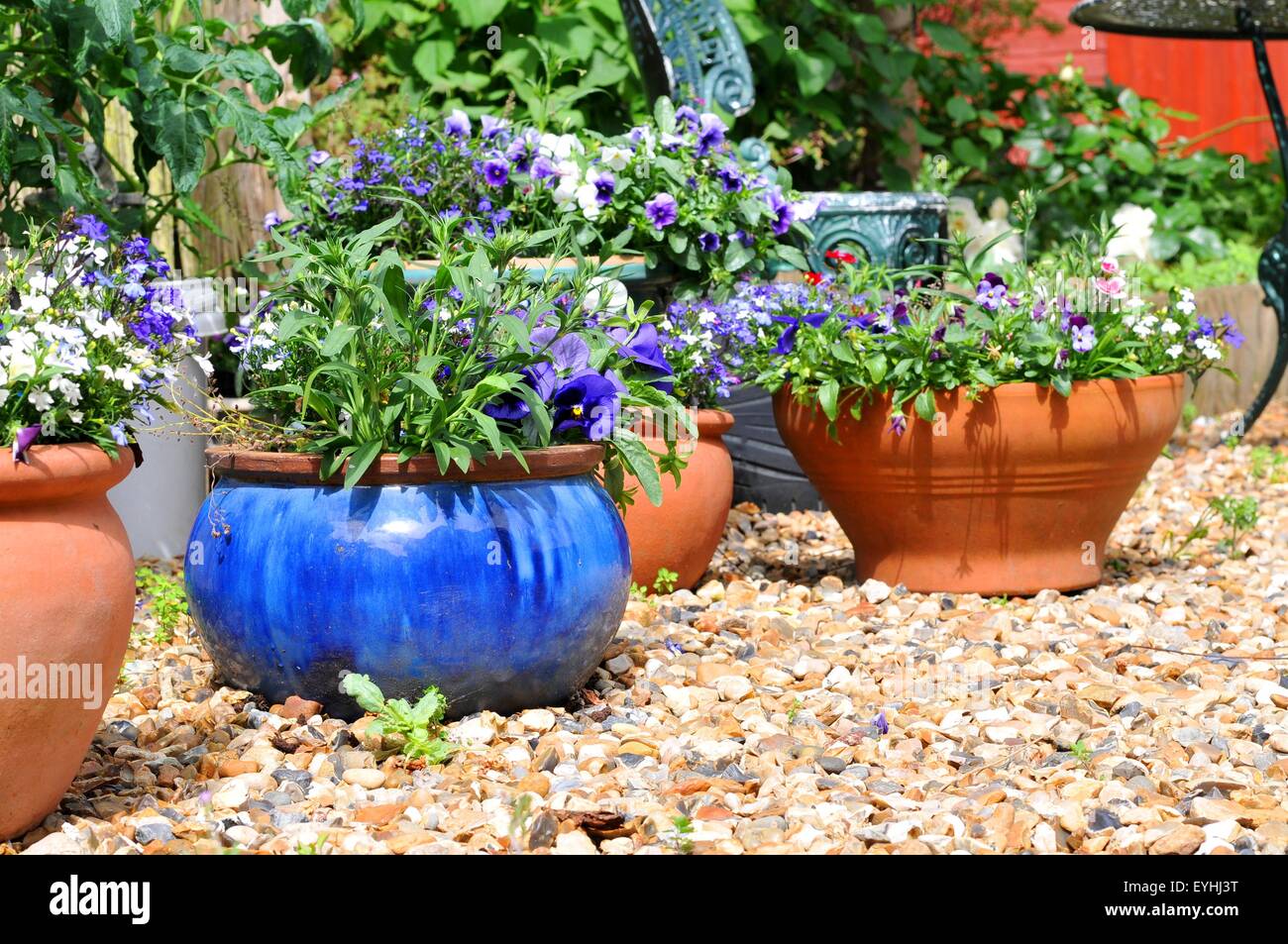 Old flower pots hi-res stock photography and images - Alamy