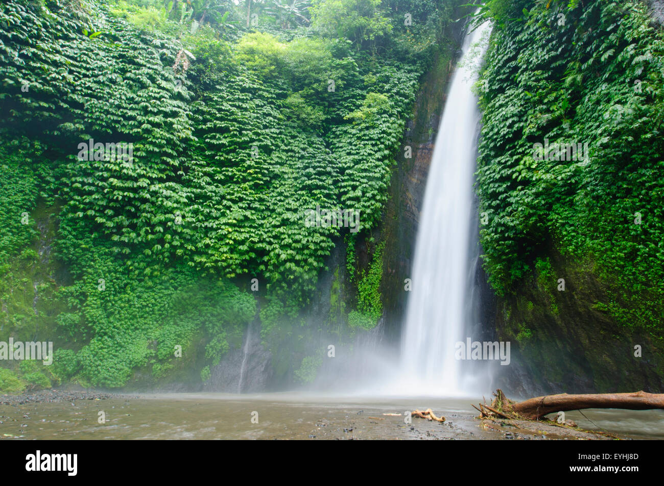 Munduk waterfall, Bali, Indonesia, Pacific Ocean Stock Photo - Alamy