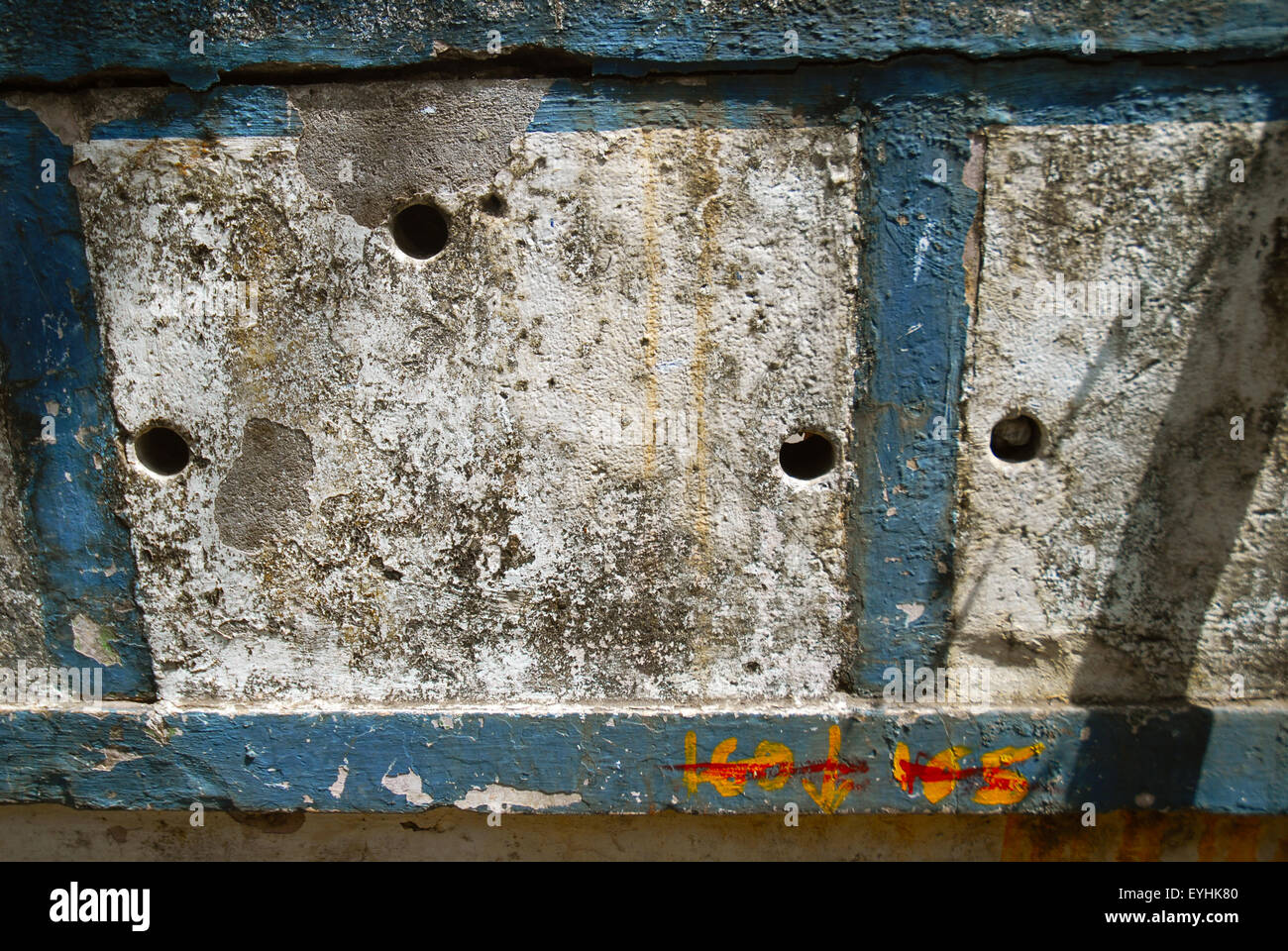 Decayed Painted Wall, Mumbai, India Stock Photo - Alamy