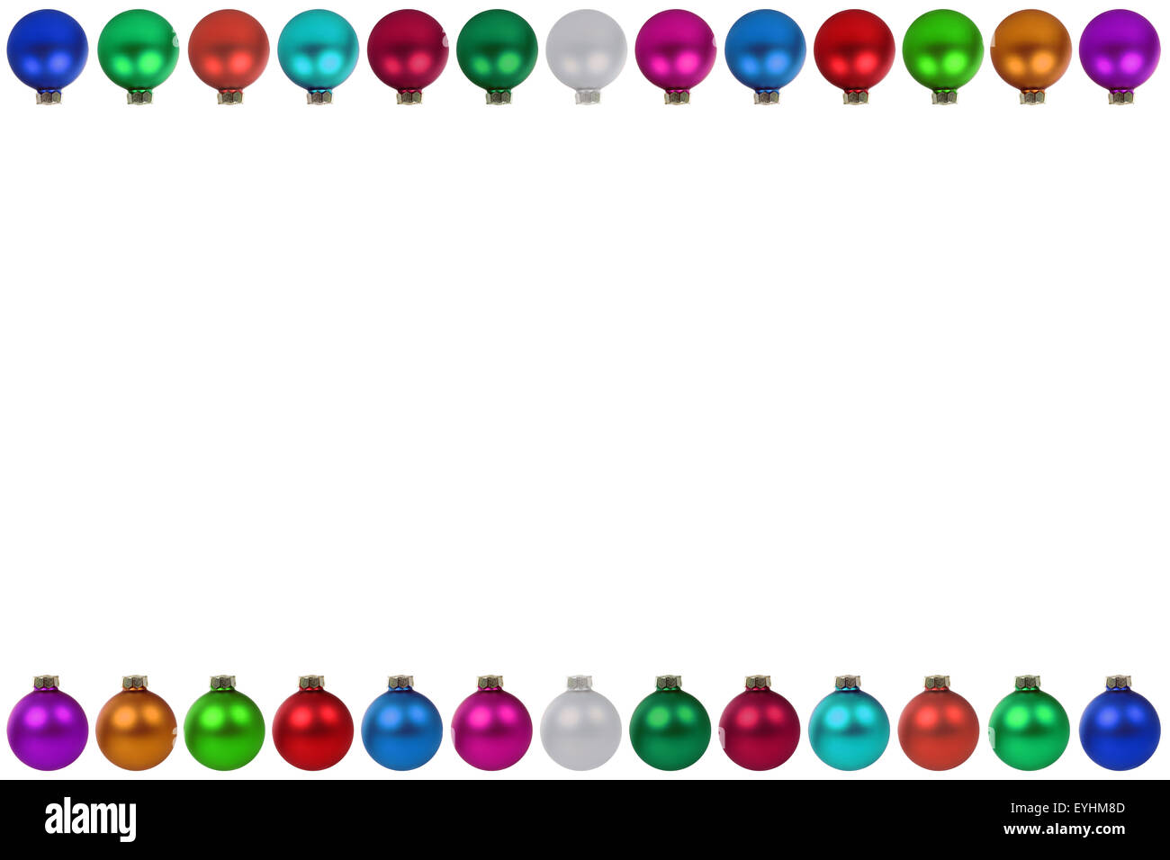 Christmas frame baubles hi-res stock photography and images - Alamy