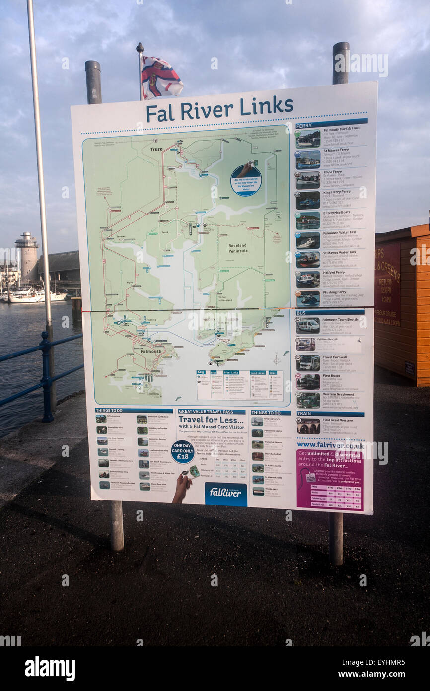 Map of cornwall england hi-res stock photography and images - Alamy