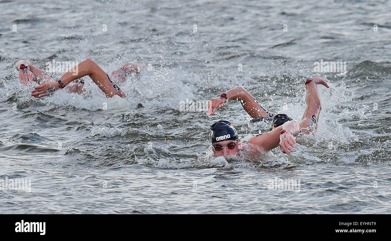 Rob Muffels, Christian Reichert (front) and Isabelle Haerle of Germany ...