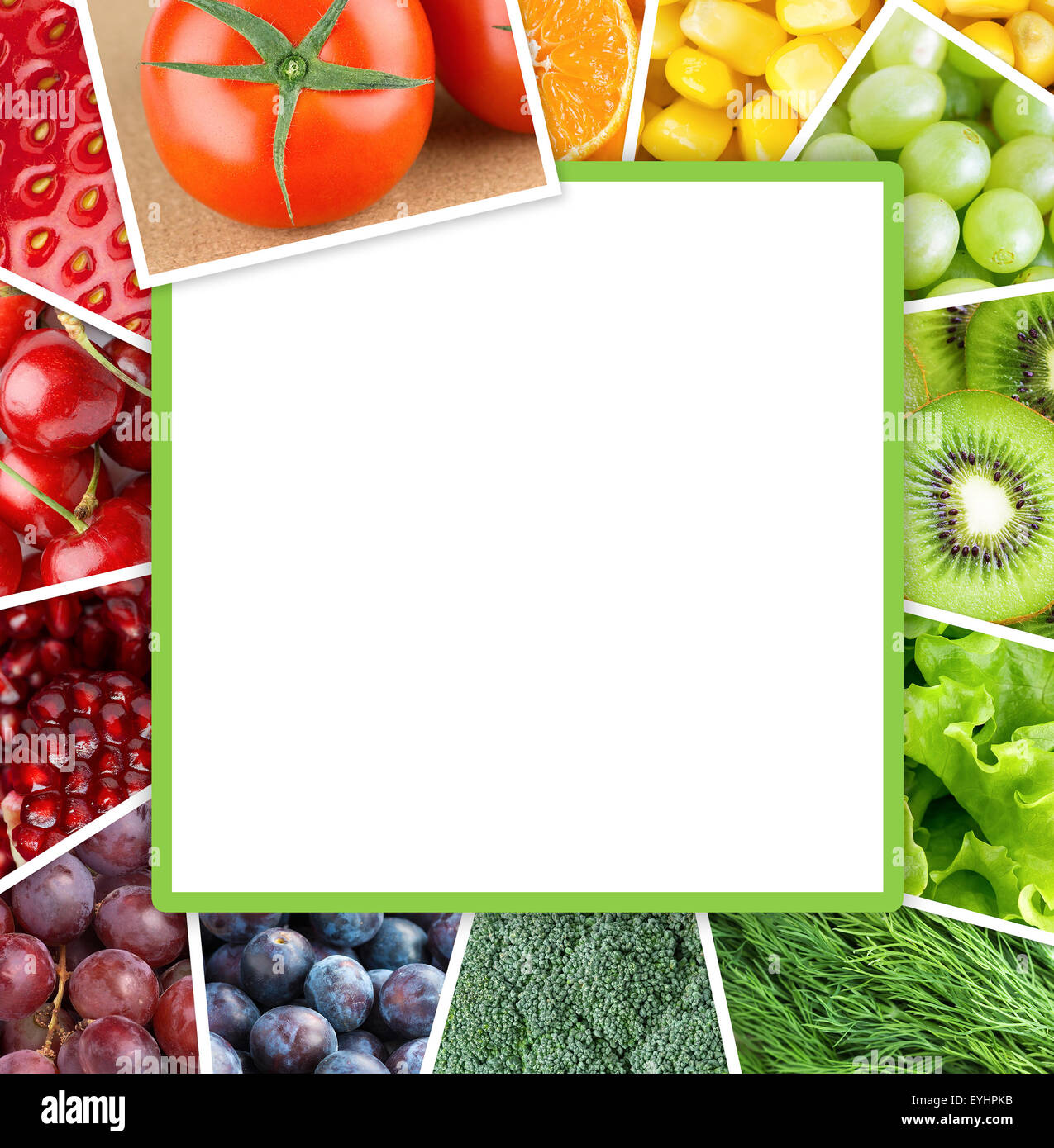 Fresh color fruits and vegetables. Food concept Stock Photo - Alamy