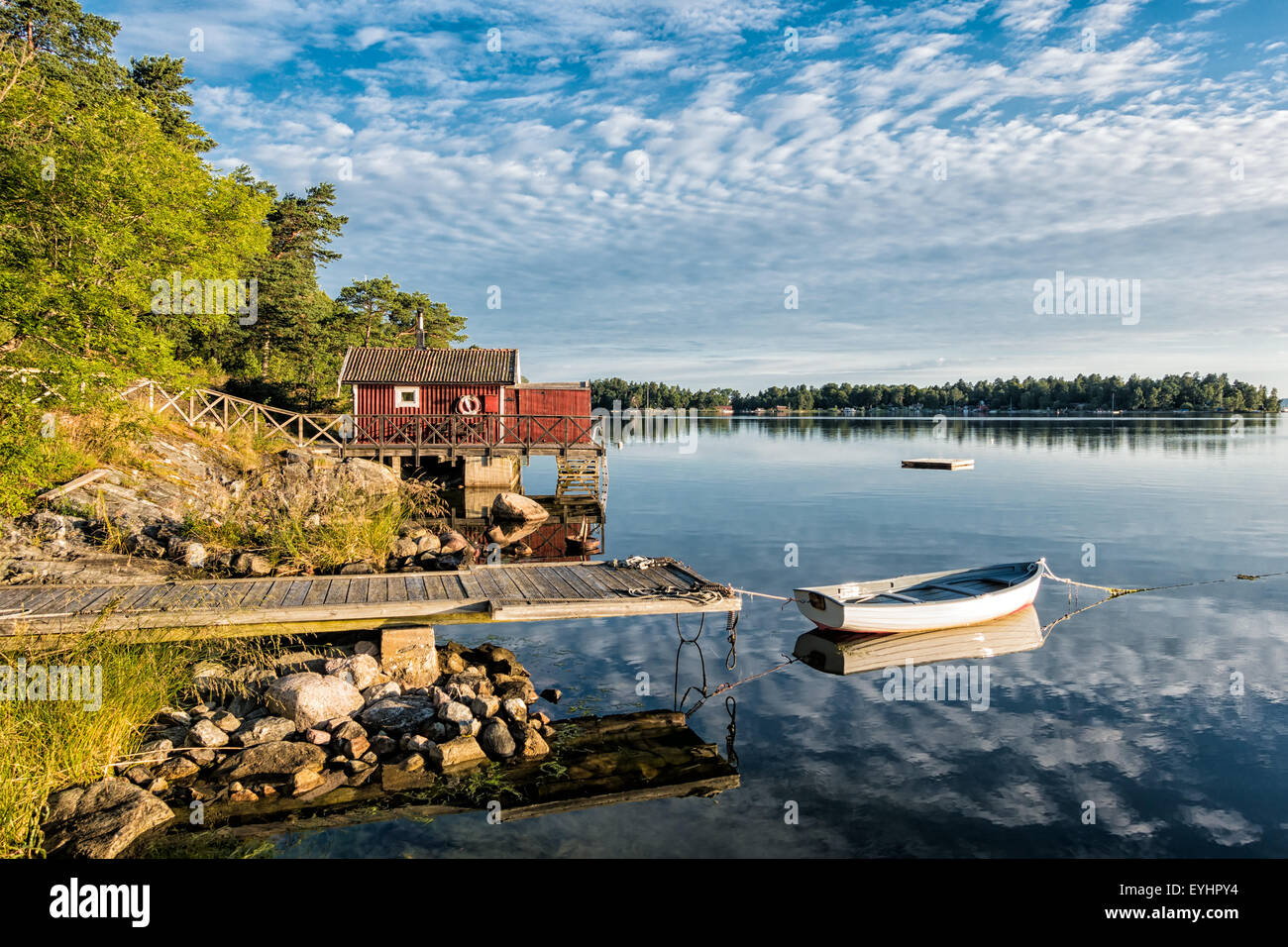 Pier on sea in sweden hi-res stock photography and images - Alamy