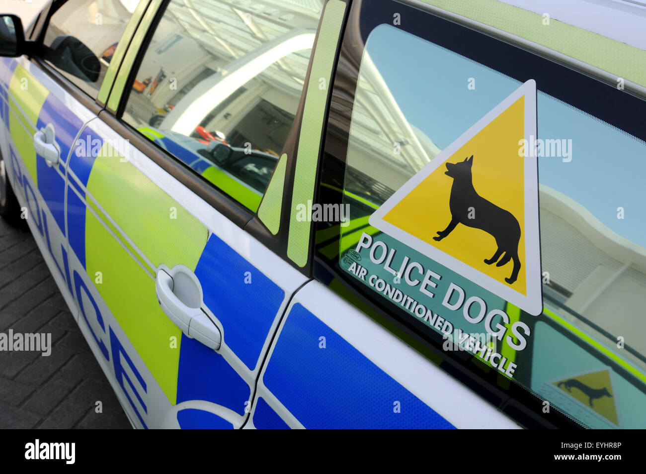 Police car for police dogs, Britain, UK Stock Photo - Alamy